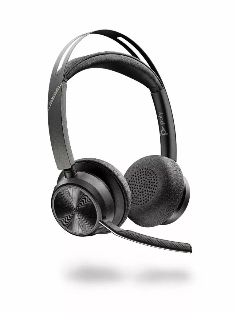 Plantronics HP Poly Voyager Focus 2 UC Stereo Headset ANC with BT700 ...