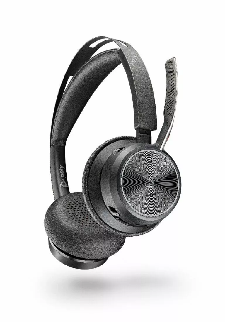 Plantronics / HP Poly Voyager Focus 2 Wireless UC Stereo Headset with ...