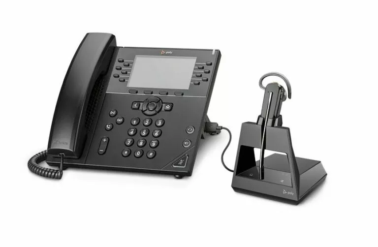 Plantronics HP Poly Voyager 4245 Office Convertible Wireless Headset ...