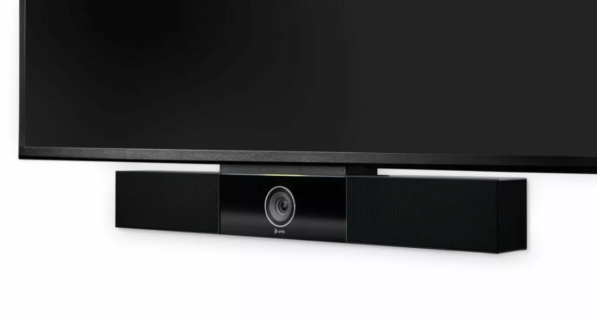 HP Poly Studio USB Video Sound Bar, 4K, 120 FOV, Stereo – Ideal Headsets