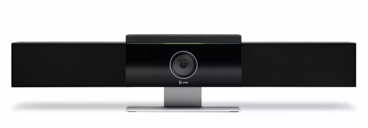 HP Poly Studio USB Video Sound Bar, 4K, 120 FOV, Stereo – Ideal Headsets