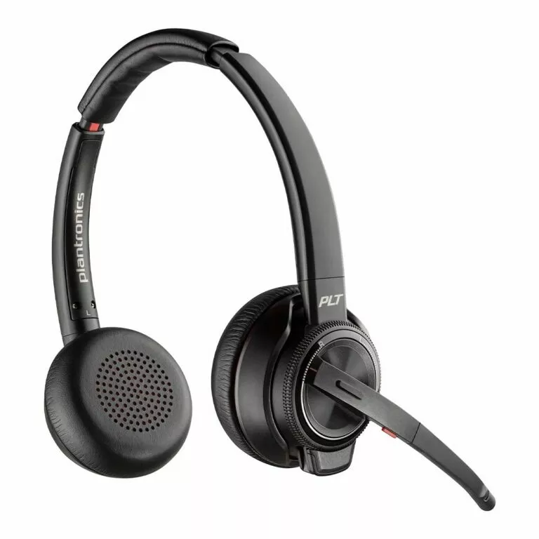 Plantronics HP Poly 8220 Office ANC Wireless UC Stereo DECT Headset, PC ...