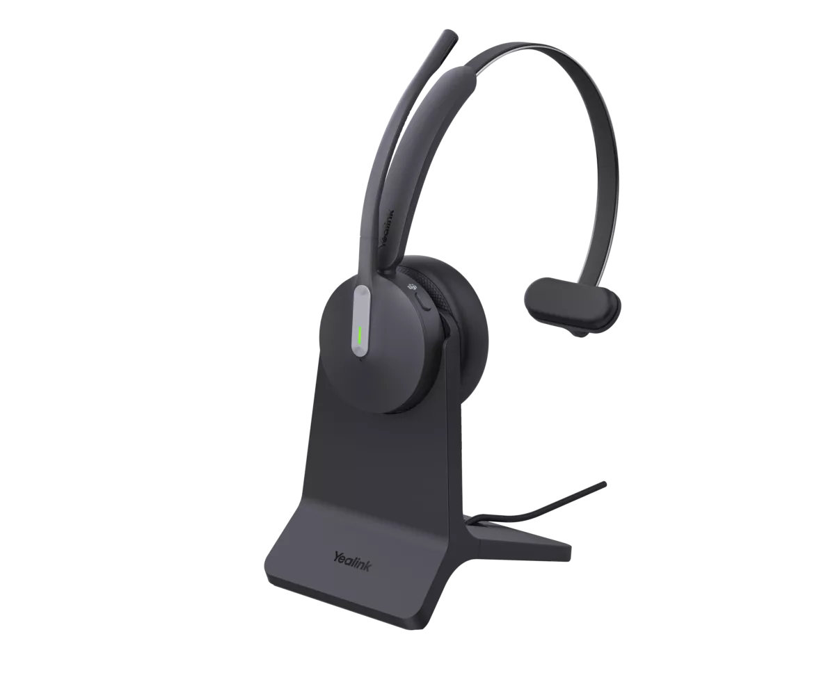 Yealink BH70 Bluetooth Mono Teams Headset with Stand USB-C/A – Ideal Headsets