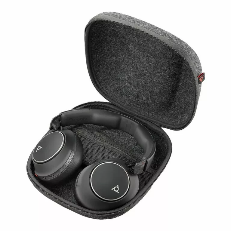 Plantronics HP Poly Voyager Surround 80 MS ANC Bluetooth Stereo Headset ...