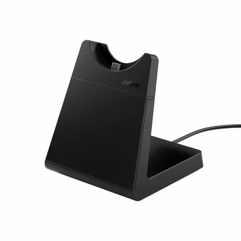 Jabra Evolve 65 TE MS Mono Bluetooth Headset With Stand – Ideal Headsets