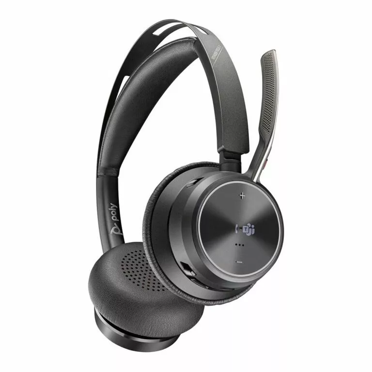 Plantronics HP Poly Voyager Focus 2 UC Stereo Headset ANC with BT700 ...