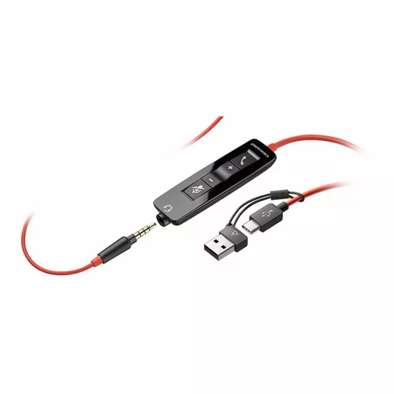 Plantronics HP / Poly Blackwire 5220 USB-C/A and 3.5mm Stereo Corded ...